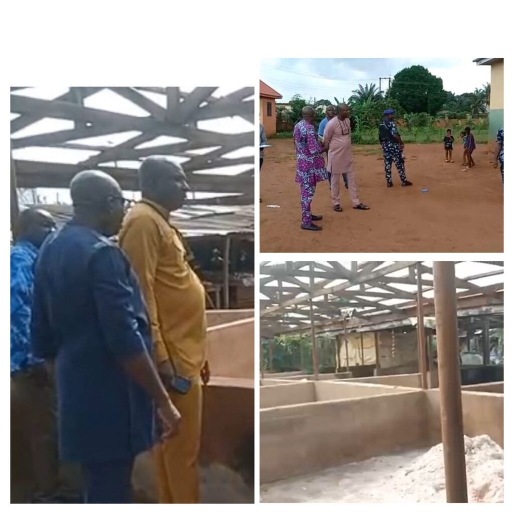 EGOR COUNCIL CHAIRMAN INSPECTS ONGOING REHABILITATION OF OPEN STALLS AT ...